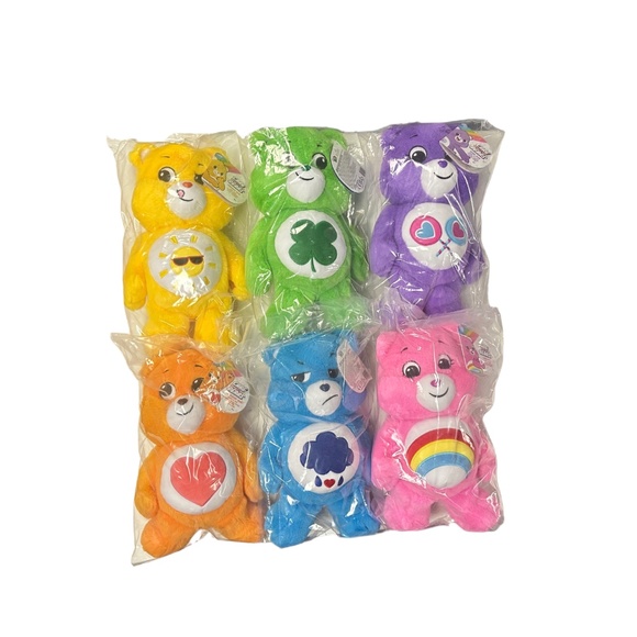 Basic Fun | Toys | Care Bears 4 Medium Plush Soft Huggable Material Set Of 6 | Poshmark